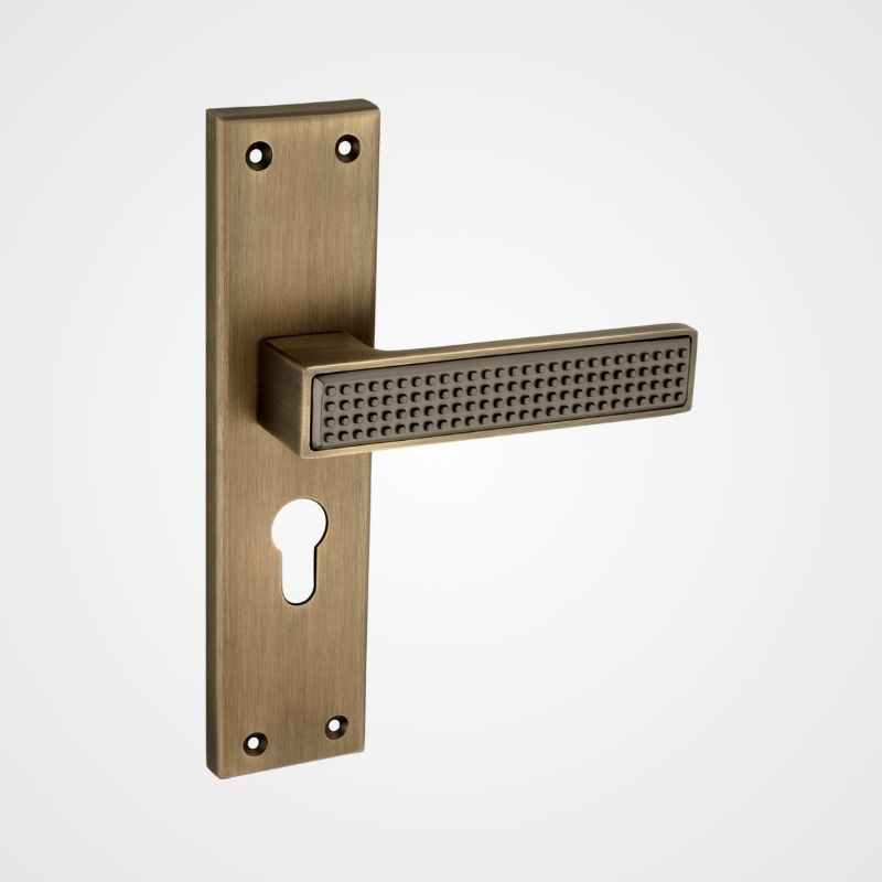 Mortice Handle T-5 – Antique Finish – Stainless Steel Plate with ...